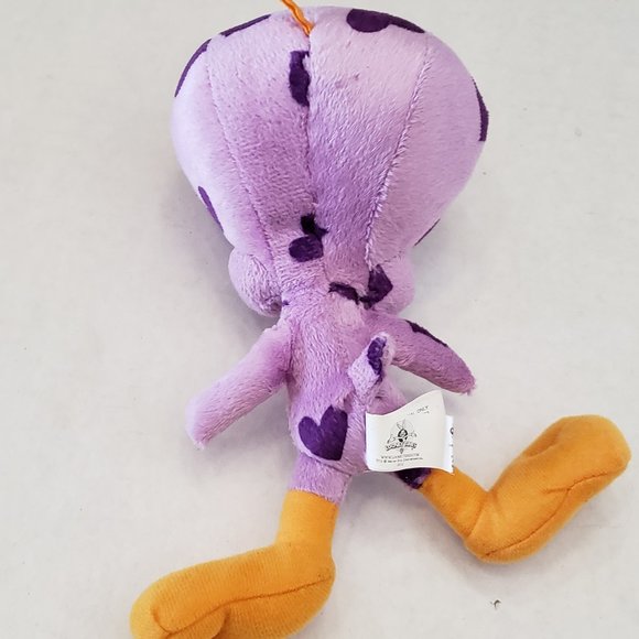 Warner Brothers | Toys | Small Rare Tweety Bird Purple Hearts Mini ...